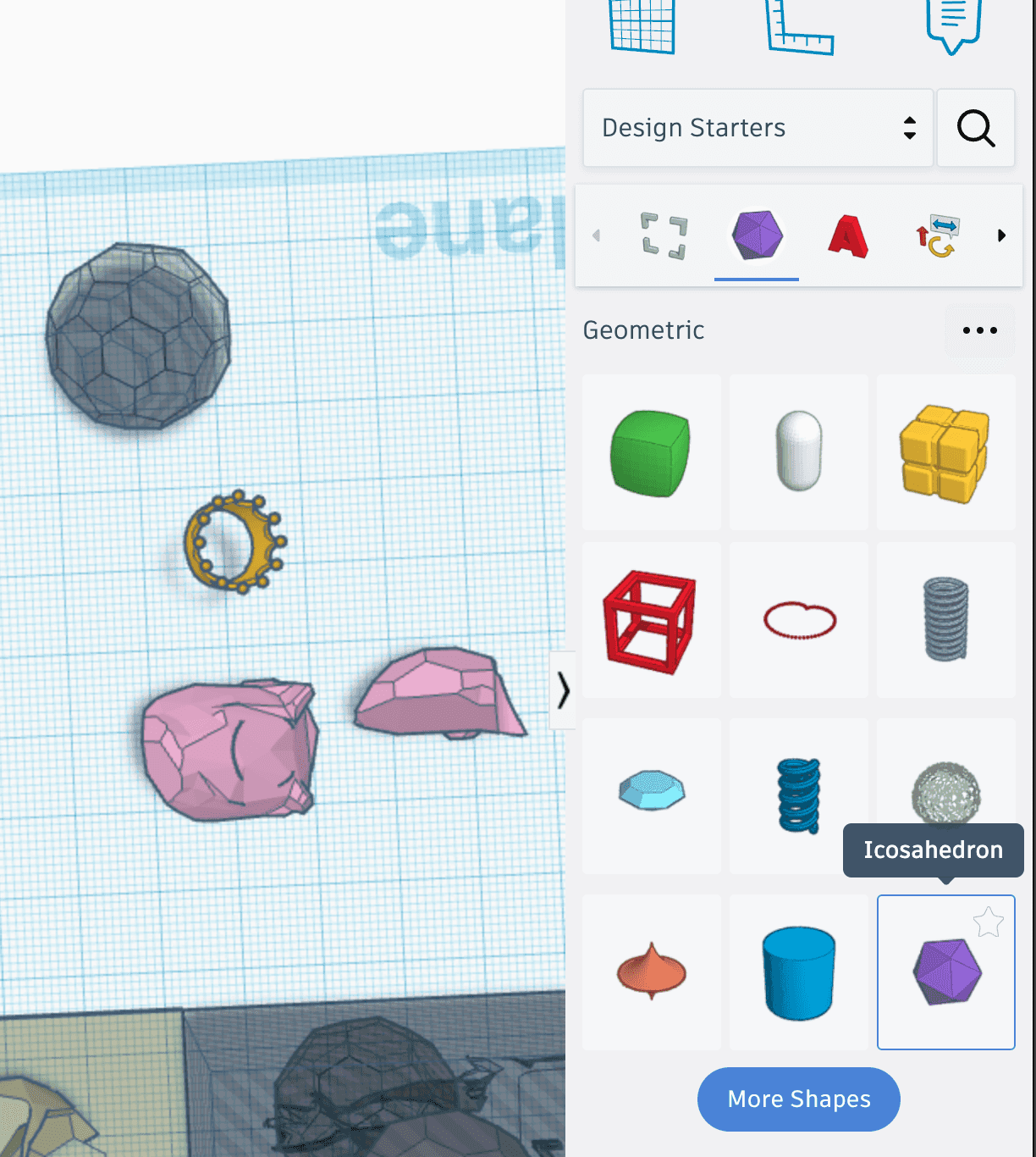 Select one Capybara model and one Icosahedron. Change these to "Hole" in the Shape menu. Keep ...